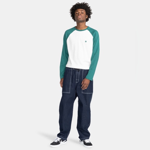 Element | Pants | Element Wander Elastic Waist Blue Denim Jeans | Poshmark